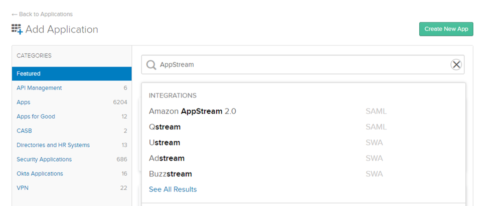 Integrate Amazon AppStream and Okta: Creating Okta Applications – Part ...